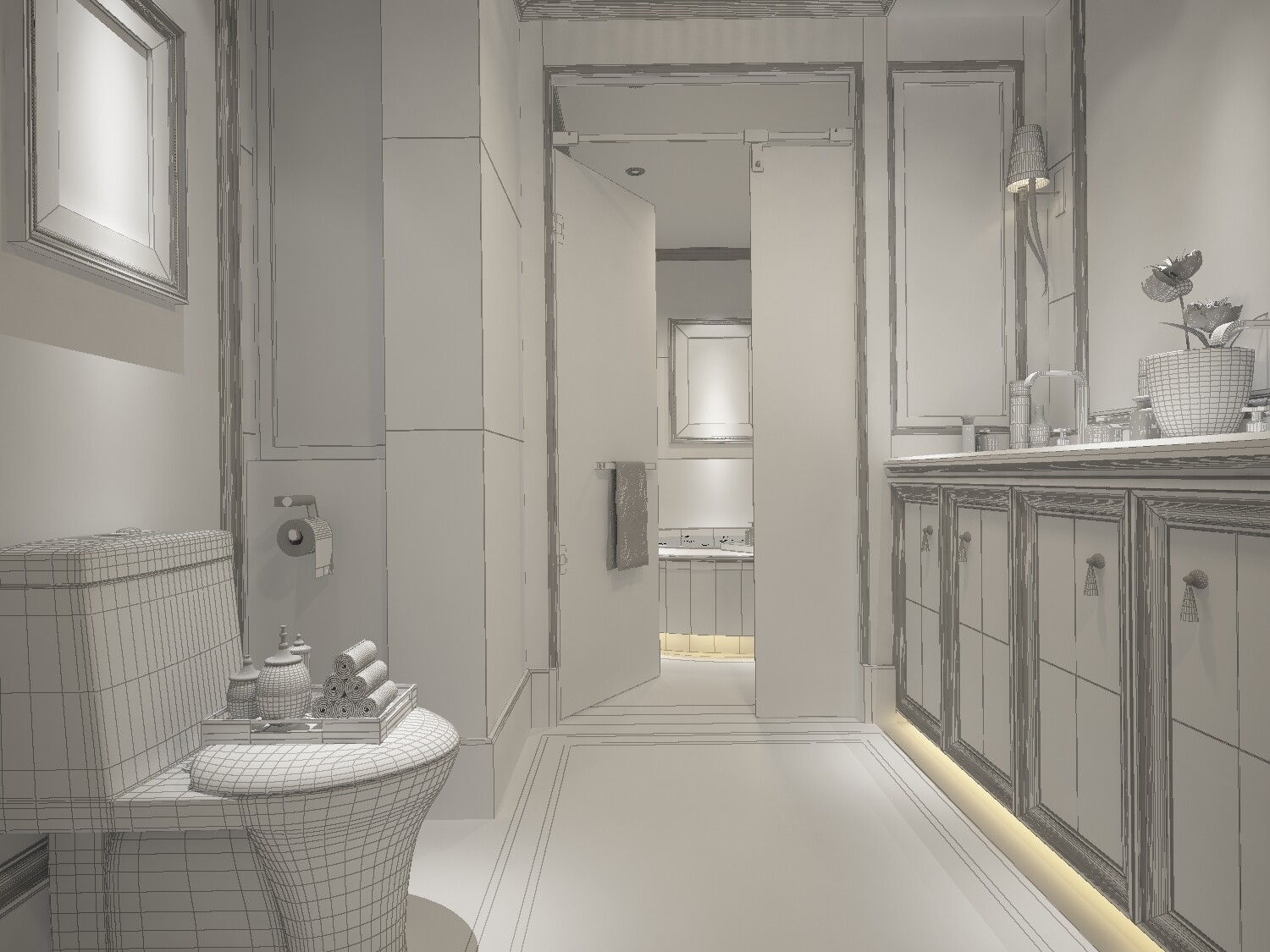 ArtStation - bathroom design complete model 10 | Resources