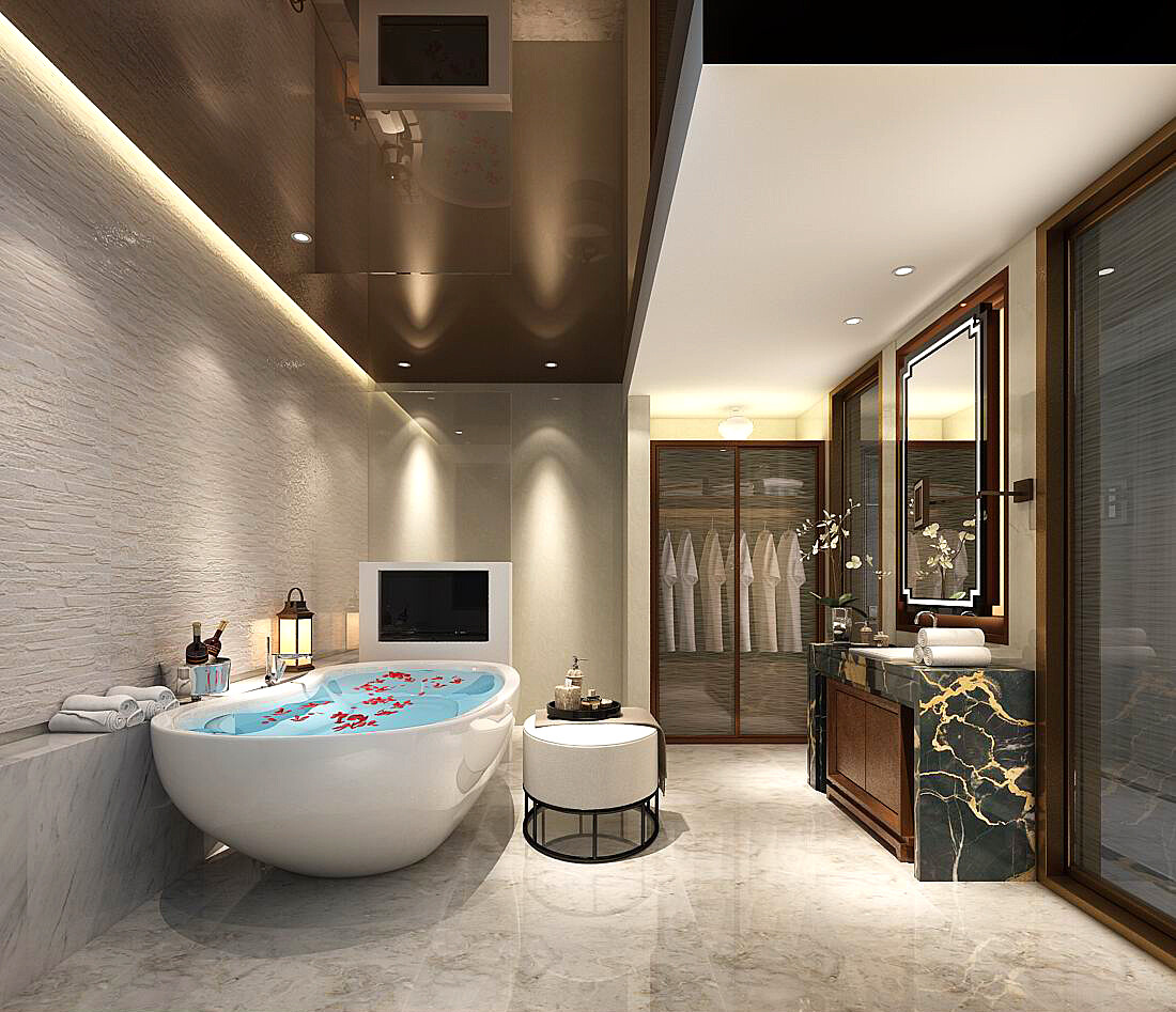 ArtStation - bathroom design complete model 92 | Resources