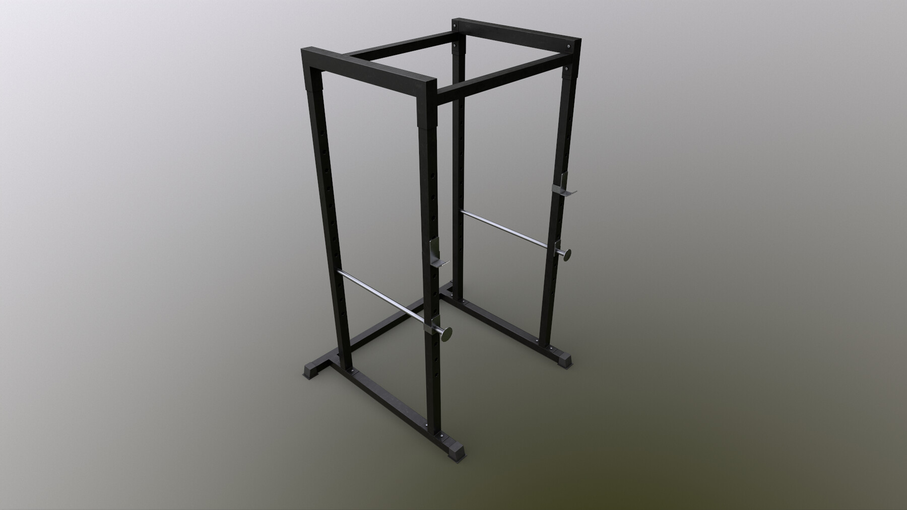 ArtStation - PBR Gym Power Cage Multifunction - Type A | Game Assets