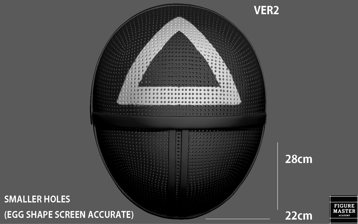 ArtStation - SQUID GAME MASK VER2 1:1 LIFE SIZE COSPLAY PROPS REPLICA ...