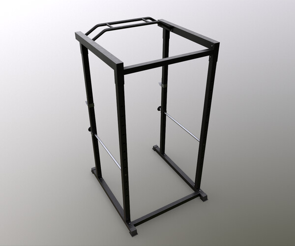ArtStation - PBR Gym Power Cage Multifunction - Type B | Game Assets