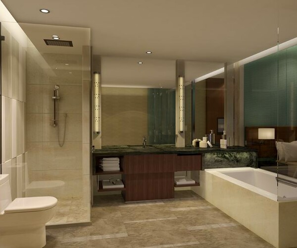 ArtStation - bathroom design complete model 115 | Resources