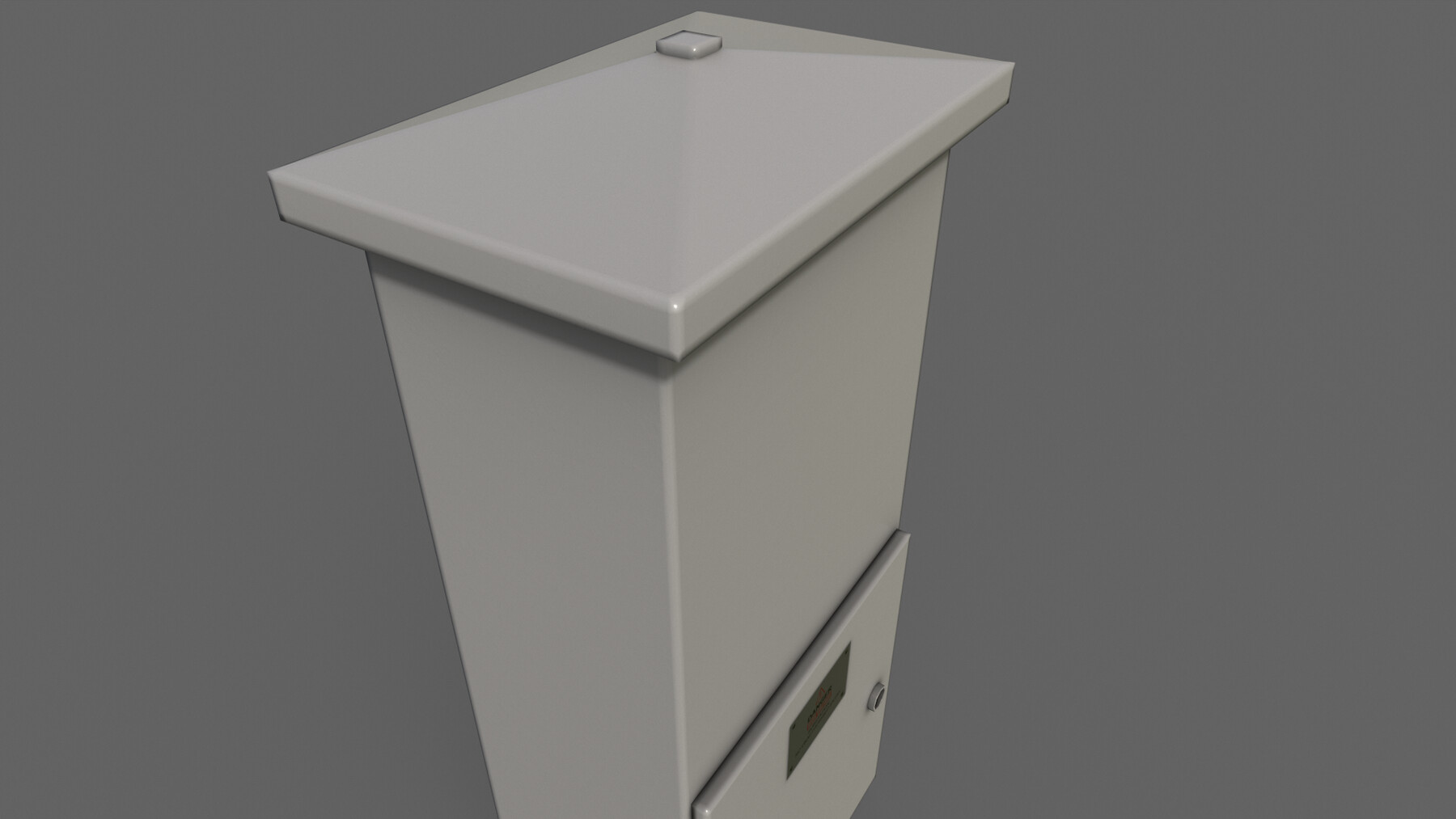 ArtStation - PBR Electric Box (LightGrey) Ver.4 | Game Assets