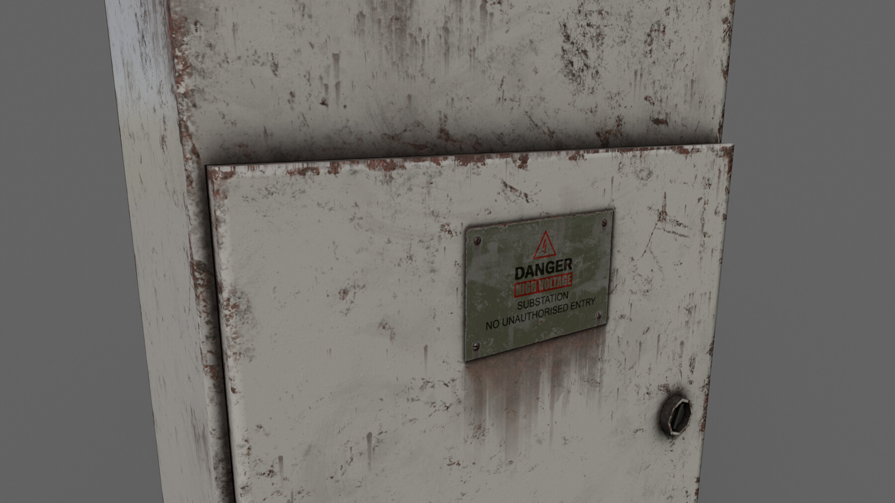 ArtStation - PBR Electric Box (LightGrey) Ver.4 | Game Assets