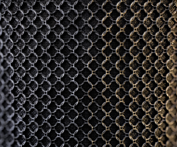 ArtStation - PBR - METALLIC MESH MEDIEVAL ARMOR - 4K MATERIAL | Game Assets