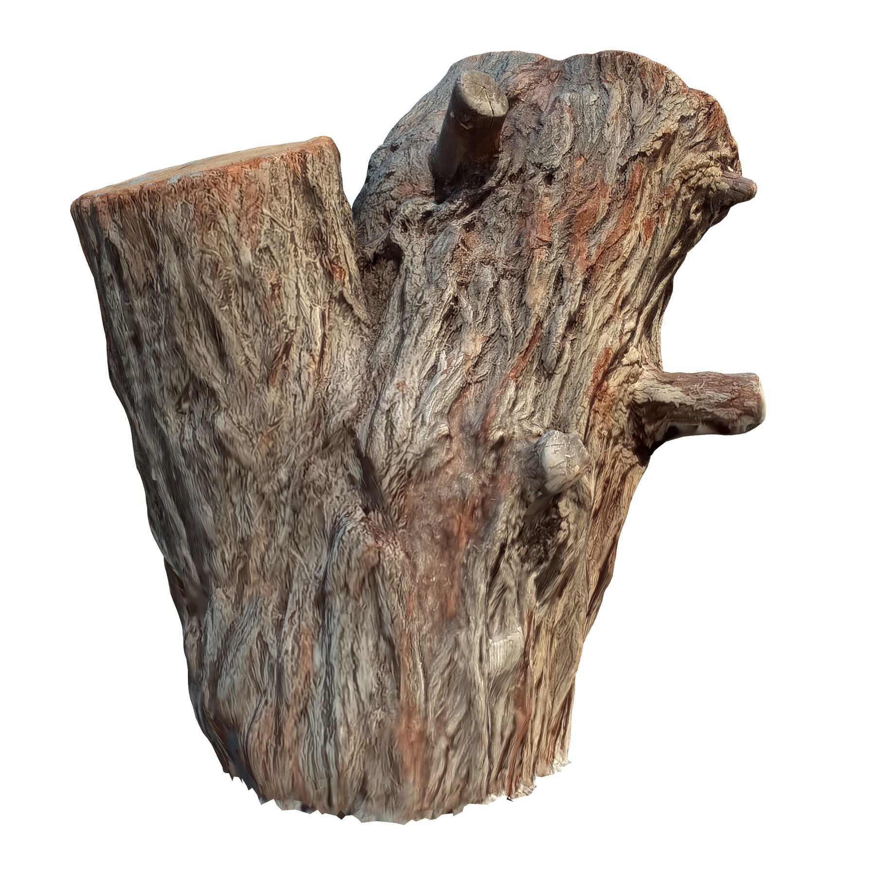 ArtStation - tree trunk pack total 10 tree trunks | Game Assets