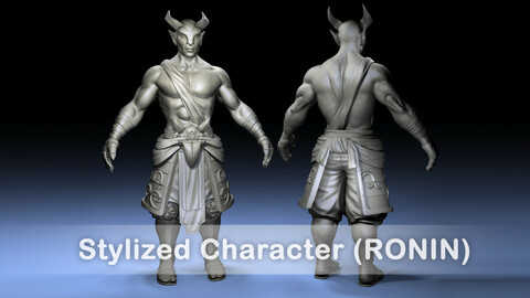 ArtStation - Stylized Character (RONIN) | Game Assets