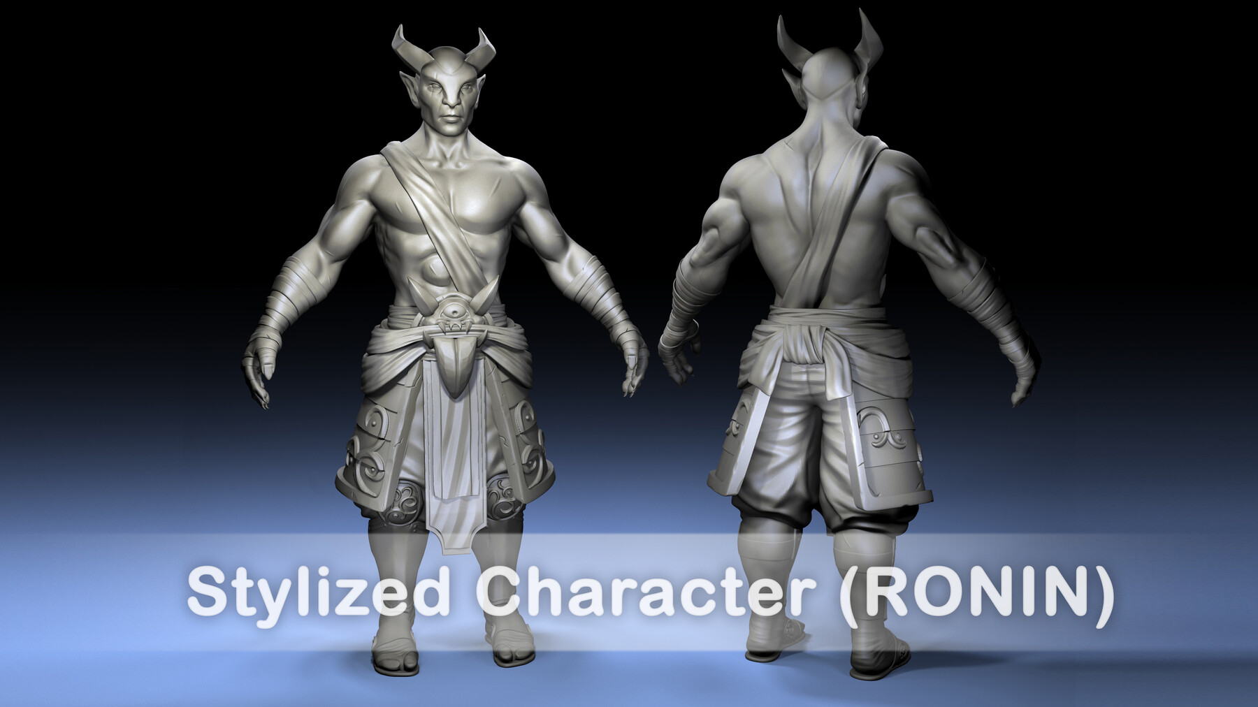 ArtStation - Stylized Character (RONIN) | Game Assets