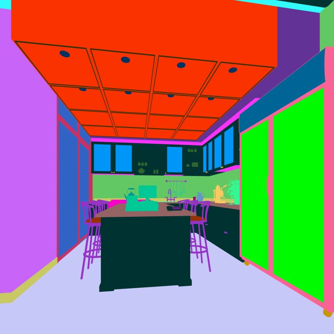 ArtStation - Family - kitchen - restaurant 360 | Resources