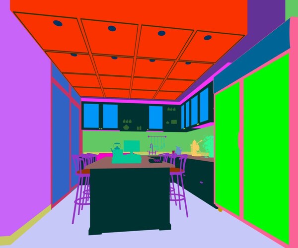 ArtStation - Family - kitchen - restaurant 360 | Resources