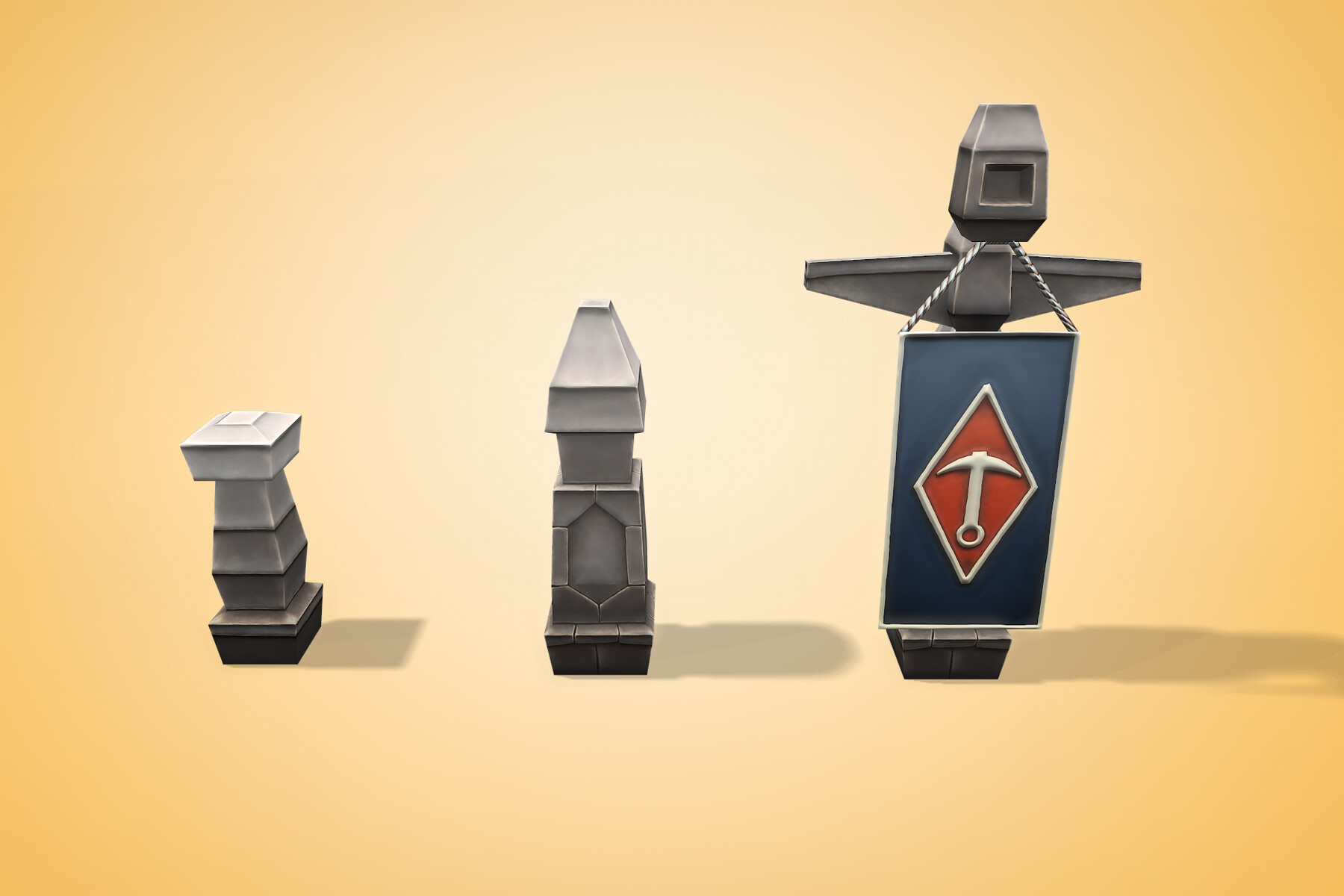 ArtStation - Dwarf RTS Fantasy Buildings | Game Assets