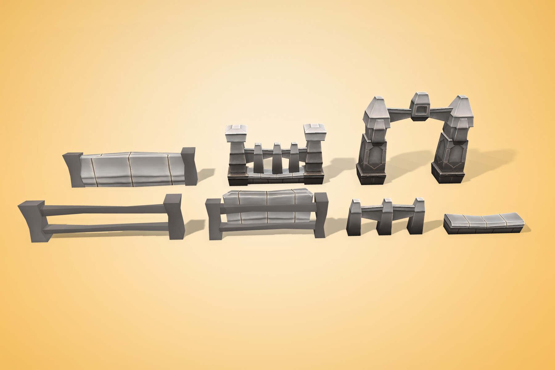 ArtStation - Dwarf RTS Fantasy Buildings | Game Assets