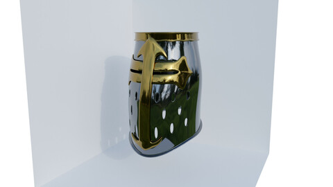 ArtStation - Knight Helmet | Game Assets