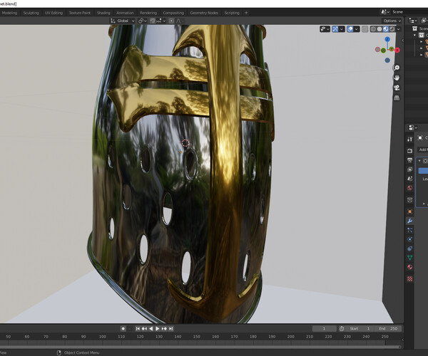 ArtStation - Knight Helmet | Game Assets