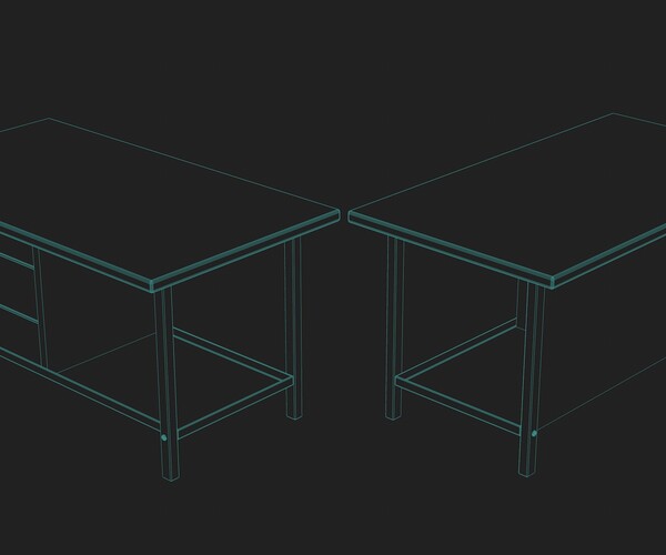 ArtStation - Old work table | Resources