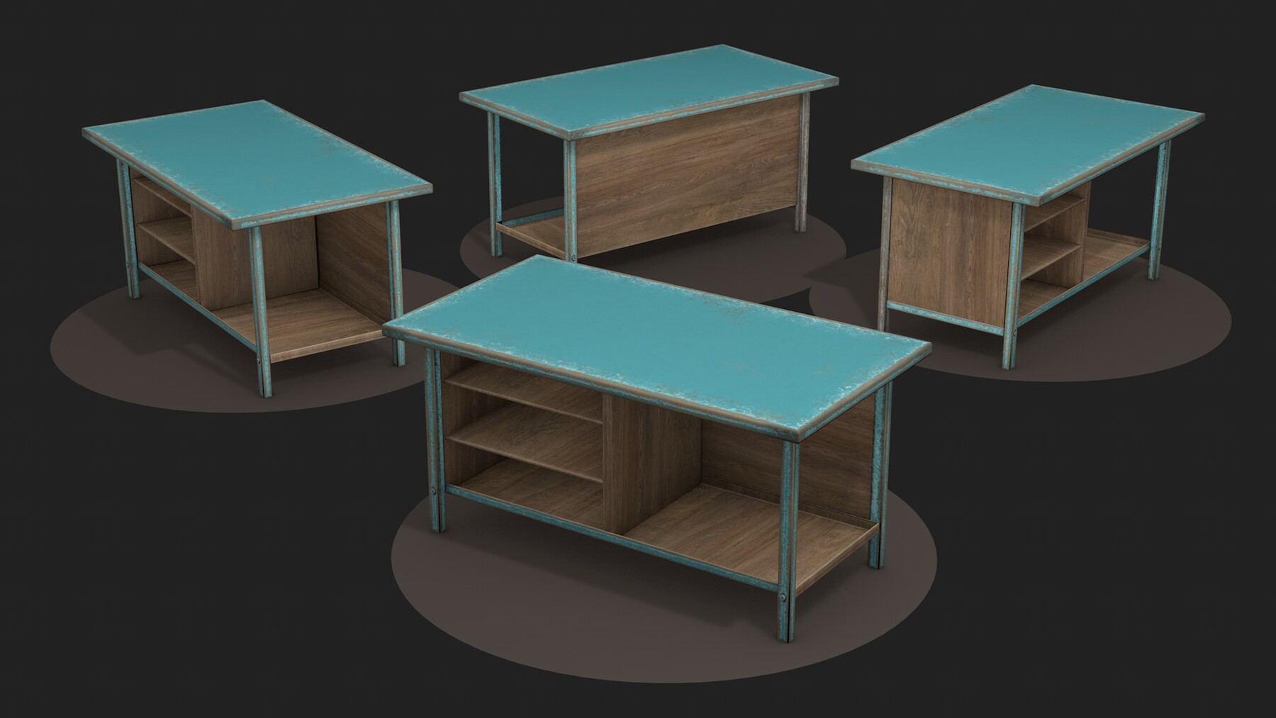 ArtStation - Old work table | Resources