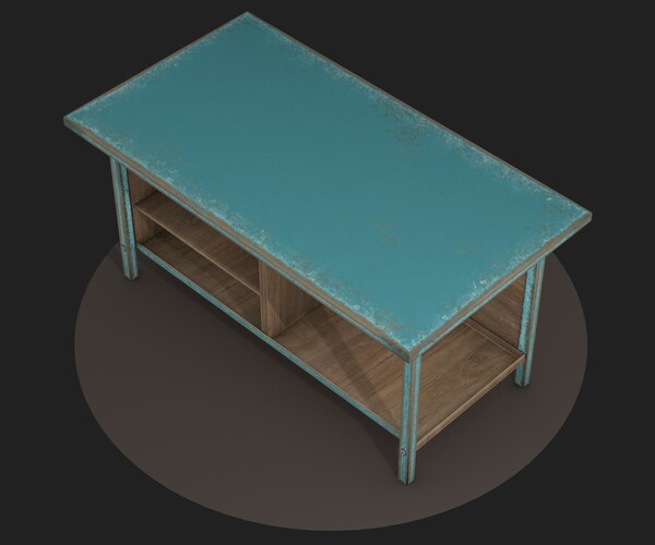 ArtStation - Old work table | Resources