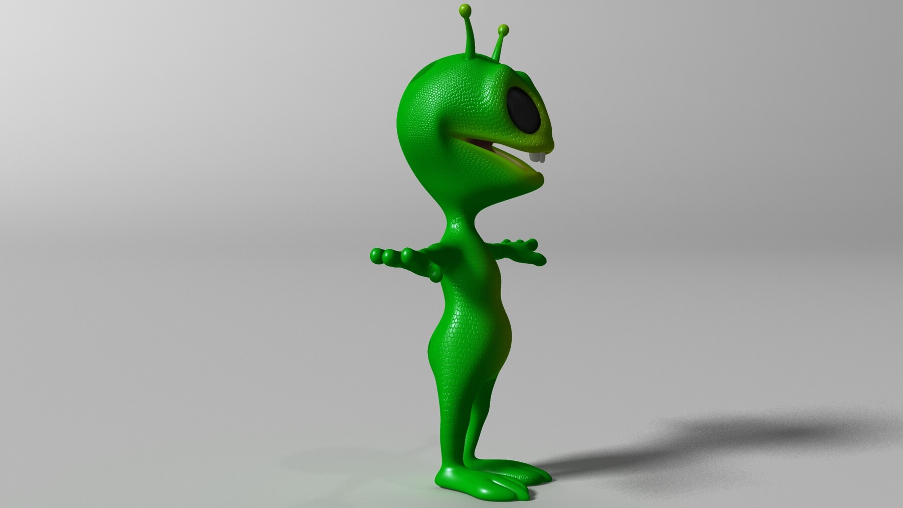 3D Sud - Cartoon Alien RIGGED