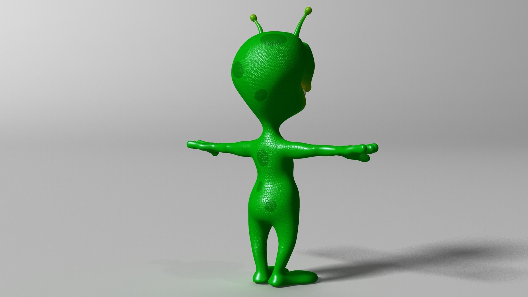 ArtStation - Cartoon Alien RIGGED | Resources