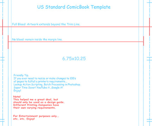 ArtStation - Comic Book Template | Artworks