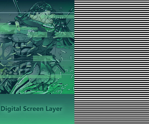 ArtStation - Digital Screen Layer Photoshop | Artworks