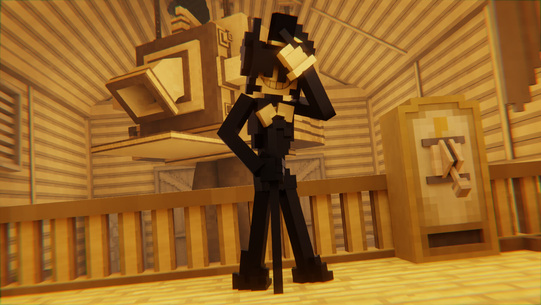 ArtStation - Minecraft Ink Bendy Rig | Game Assets