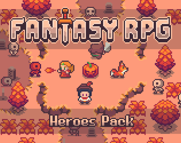 ArtStation - Fantasy RPG heroes pack | Game Assets