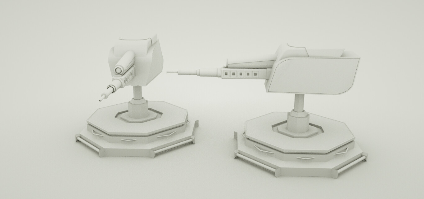 ArtStation - 3D Weapon machines VR / AR / low-poly 3d model | Game Assets