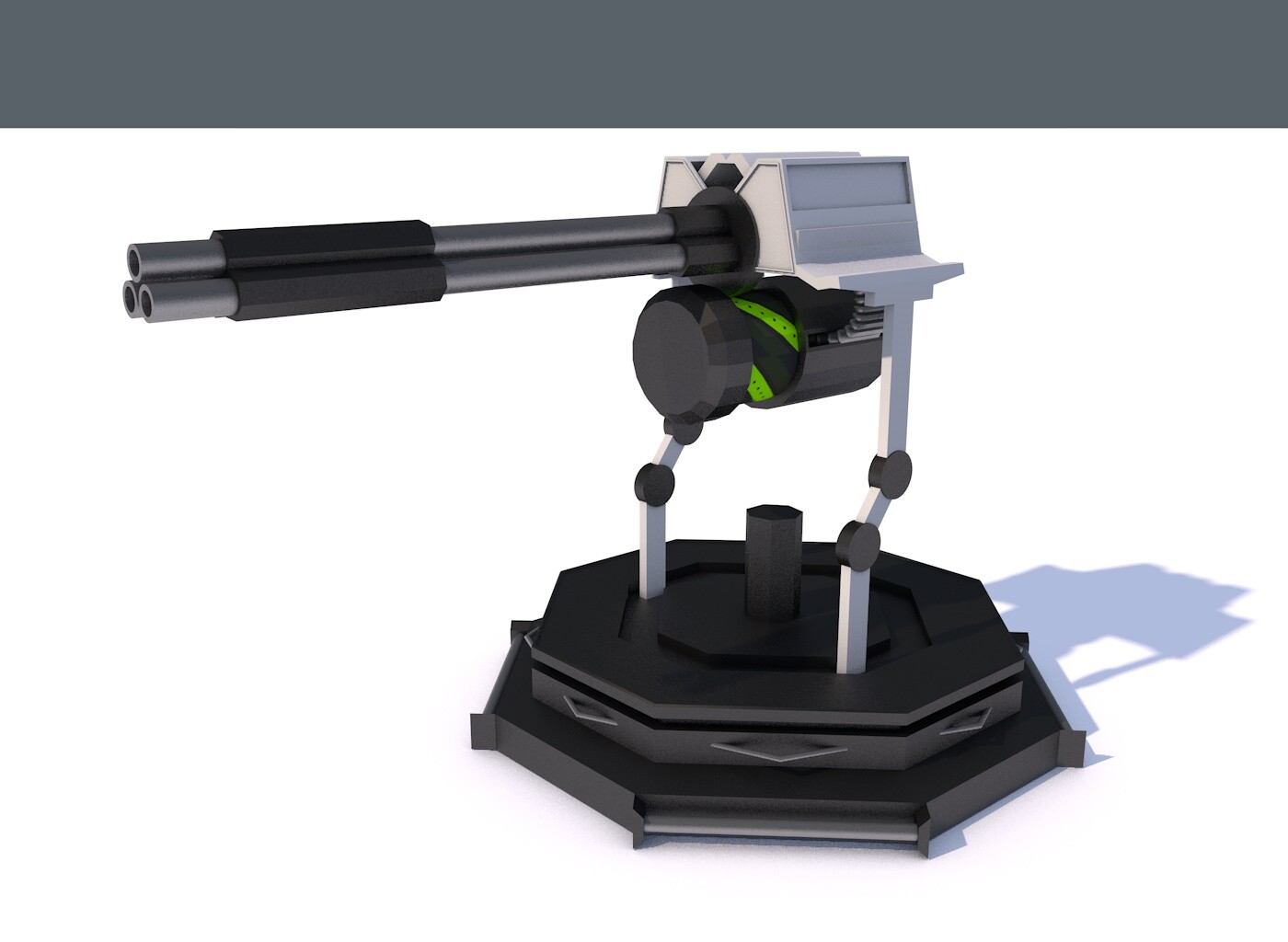 ArtStation - 3D Weapon machines VR / AR / low-poly 3d model | Game Assets