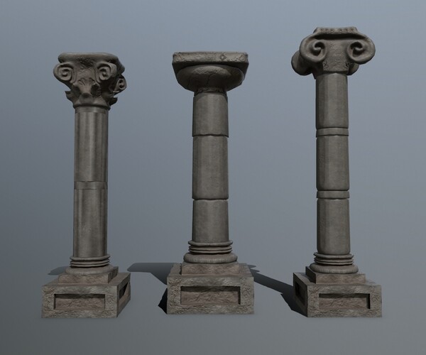 ArtStation - Pillar Set | Game Assets