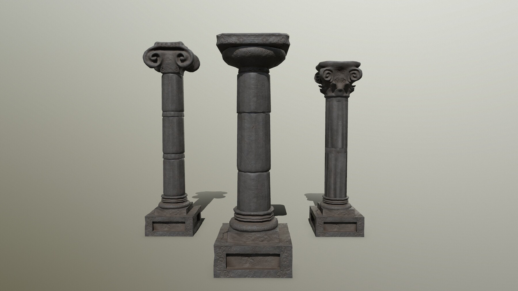 ArtStation - Pillar Set | Game Assets