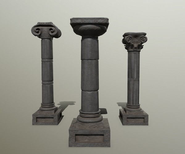 ArtStation - Pillar Set | Game Assets