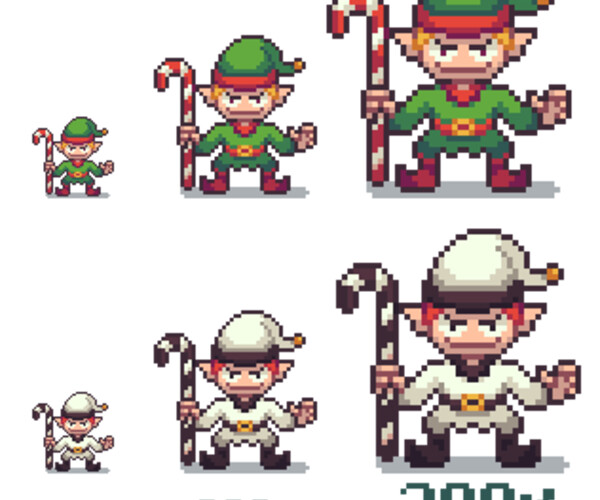 ArtStation - Fantasy RPG christmas battlers | Game Assets