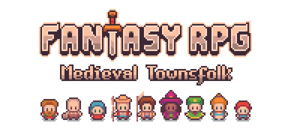 ArtStation - Fantasy RPG townsfolk pack | Game Assets