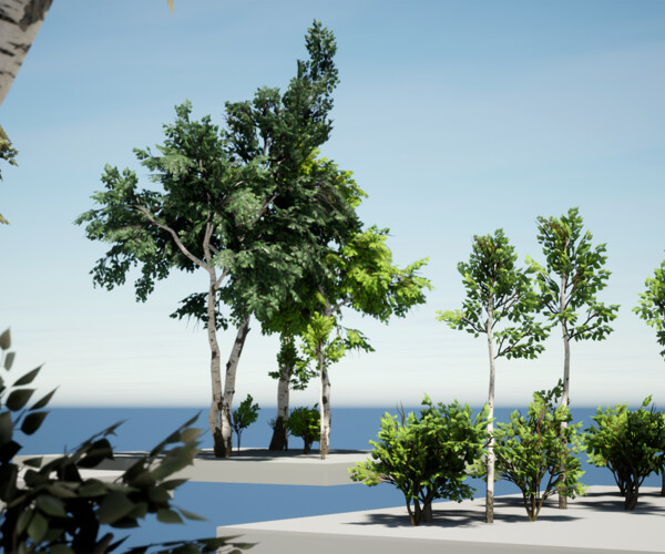 ArtStation - Stylized Birch Trees | Game Assets