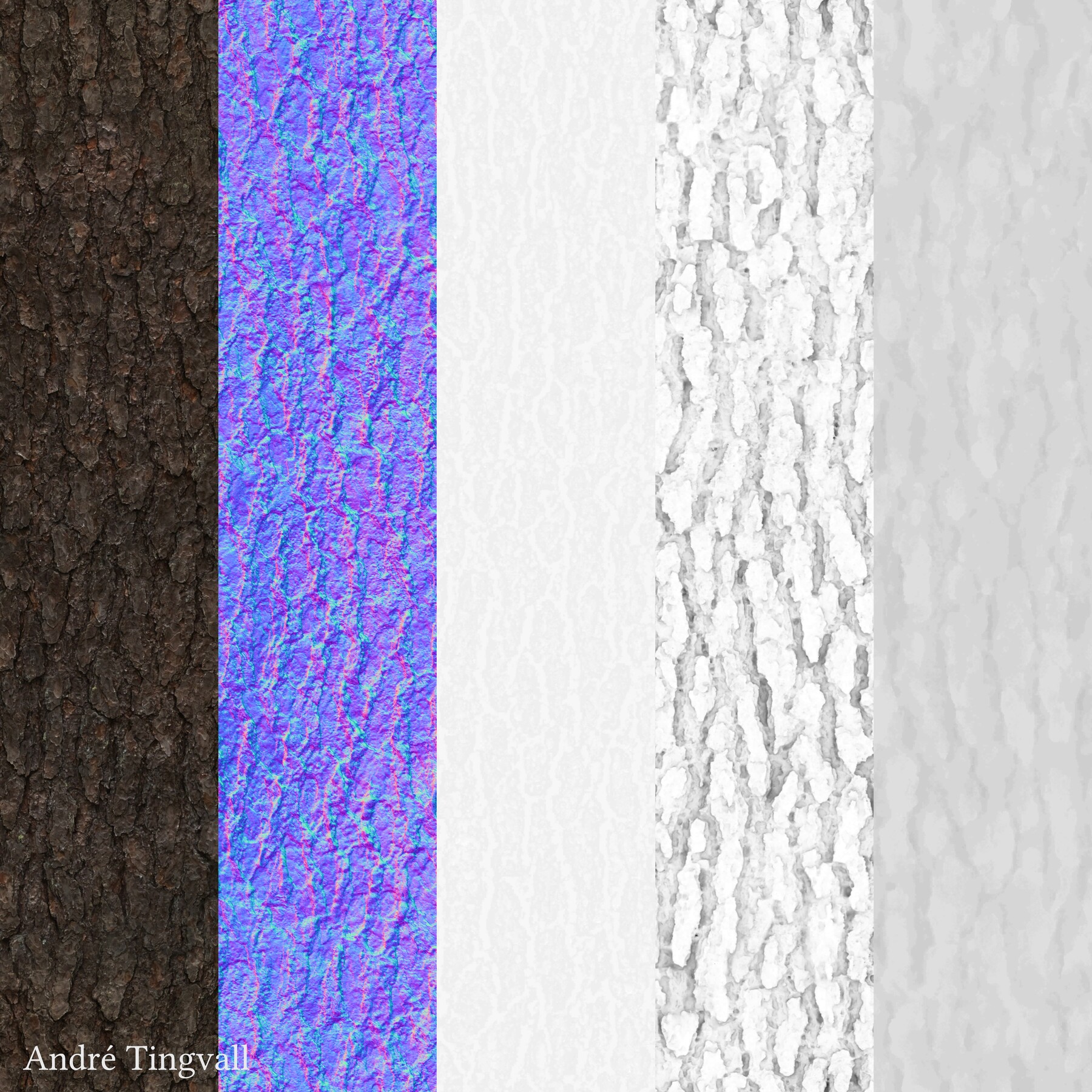 ArtStation - Photogrammetry Tree Trunk Bark Material | Game Assets