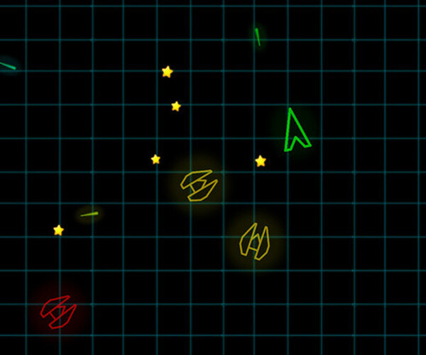 ArtStation - Neon Space Fighter - Unity Project | Game Assets