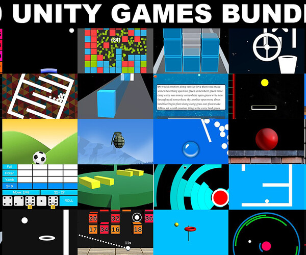 ArtStation - 30 Games Bundle - Unity Source Code | Game Assets