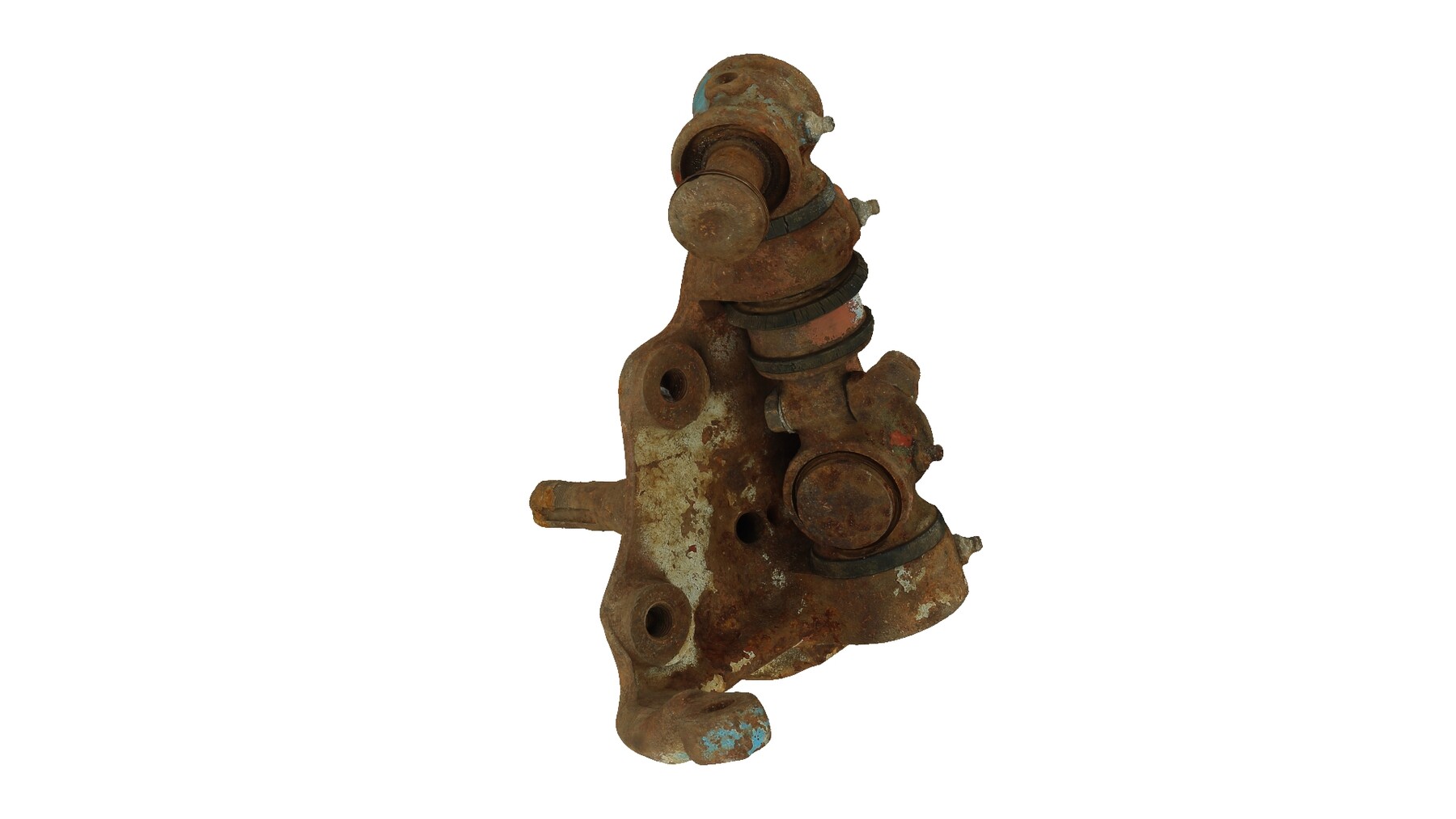 ArtStation - Rusty Wheel Axle Part Raw Scanned 3D Model | Resources