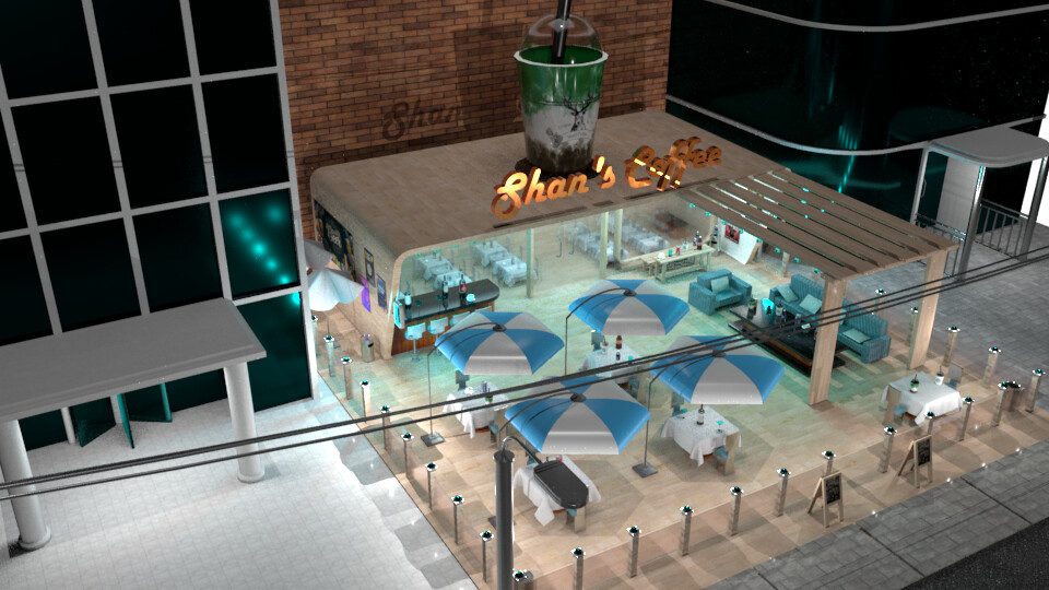 ArtStation - Coffee Shop | Game Assets