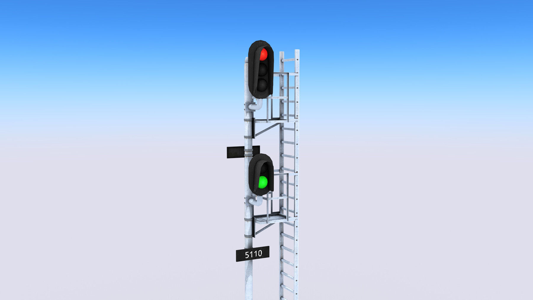 ArtStation - Railway Signals Low-poly 3D model | Game Assets
