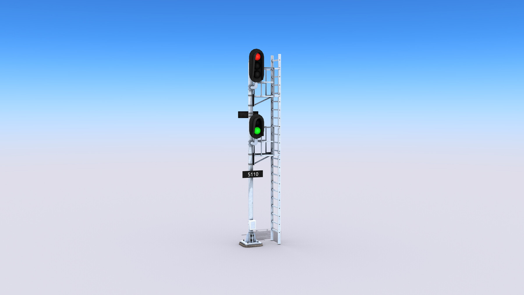 ArtStation - Railway Signals Low-poly 3D model | Game Assets