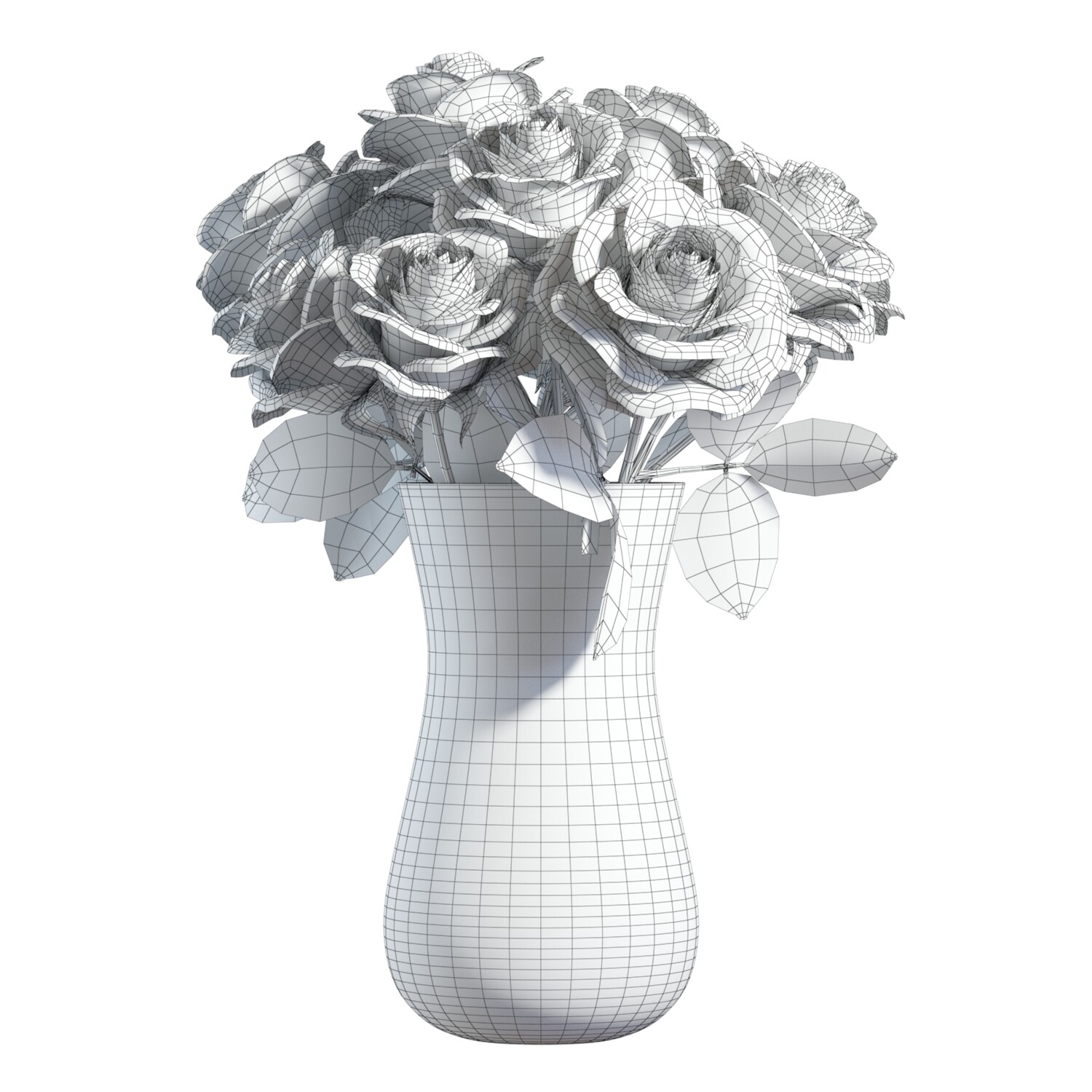 ArtStation - 3D Model / Flower Set 02 / Pink Roses Bouquet | Resources