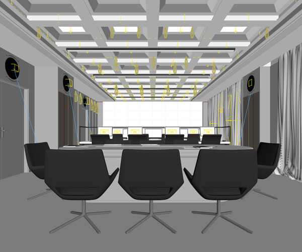 ArtStation - Conference room office reception hall 03 | Resources