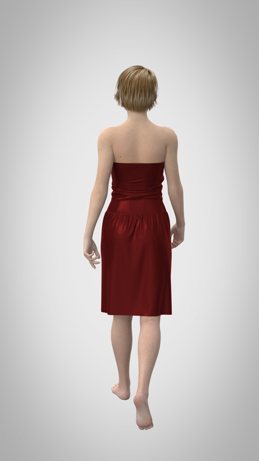 ArtStation - Red Dress | Game Assets