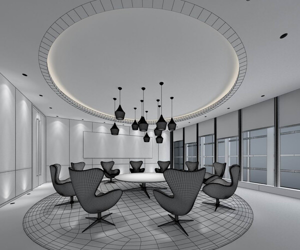 ArtStation - Office reception area meeting room 41 | Resources