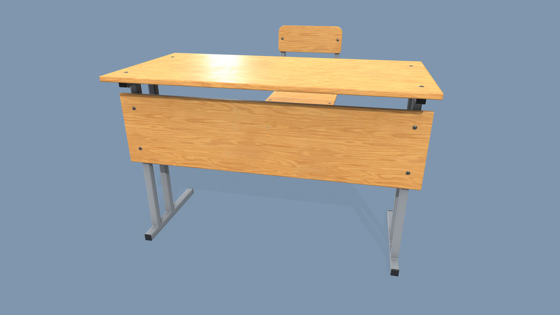 ArtStation - School Desk and Chair | Game Assets