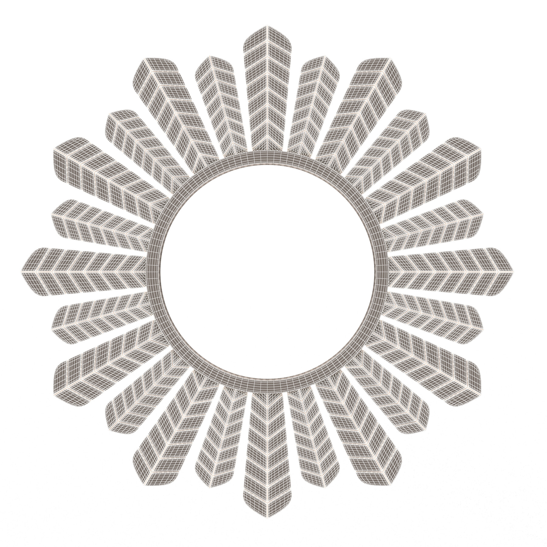 ArtStation - Leaf Round Mirror 02 | Resources