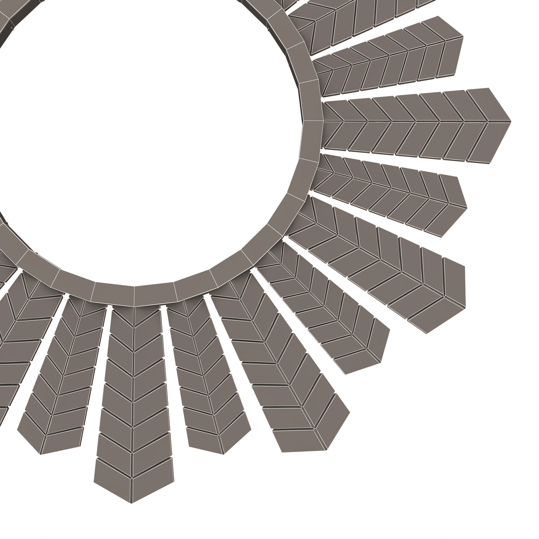 ArtStation - Leaf Round Mirror 02 | Resources