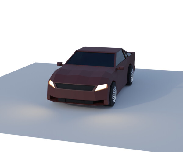 ArtStation - Low Poly Car | Game Assets
